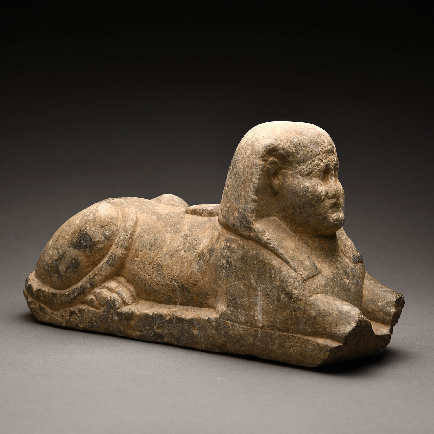 Egyptian Grey Marble Sphinx – monumentgalleryla