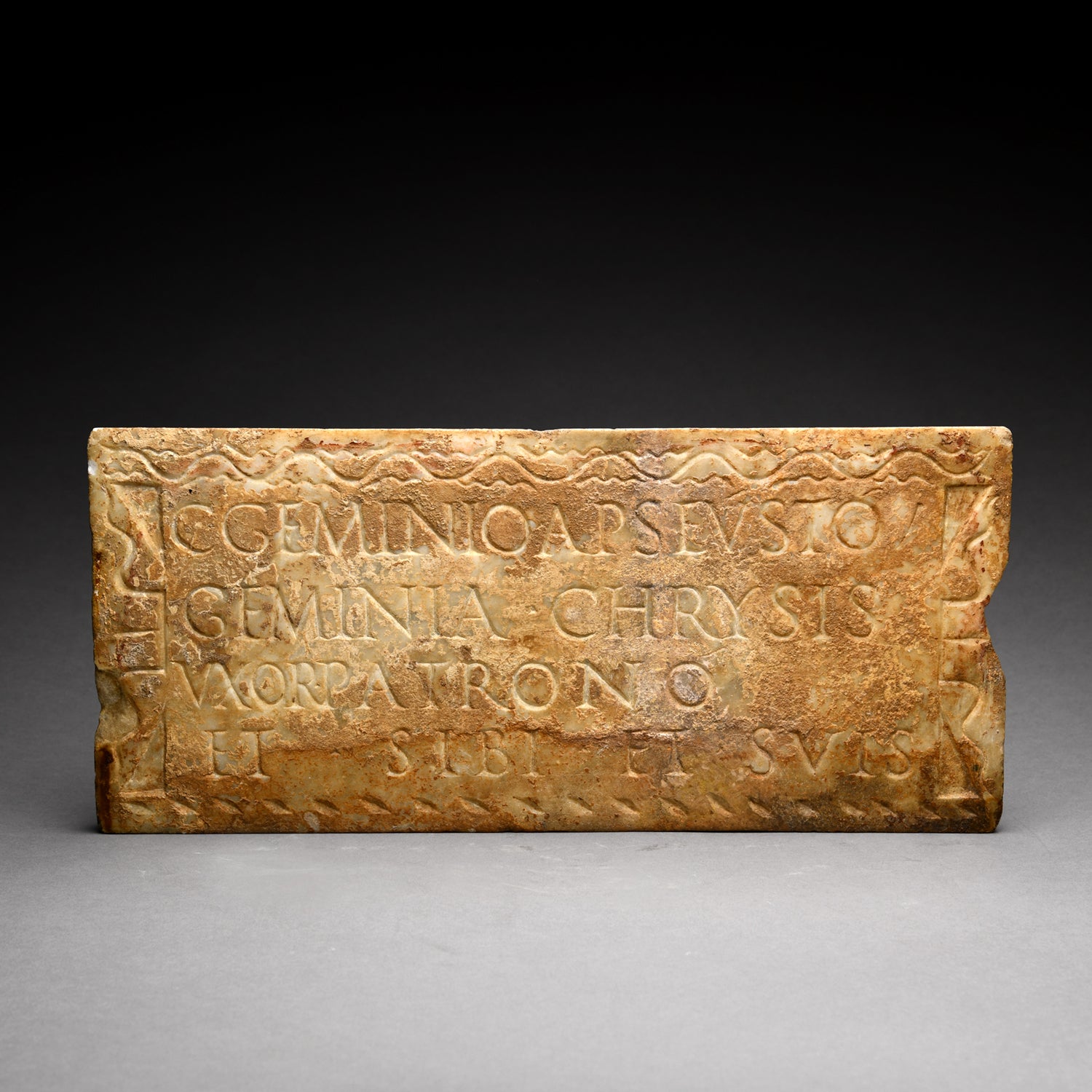 Roman Marble Inscribed Panel – monumentgalleryla