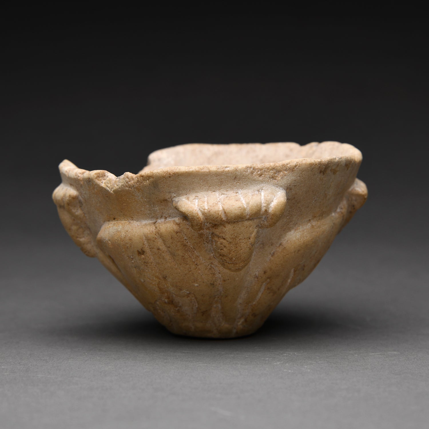 Sumerian Limestone Bull Cup – monumentgalleryla