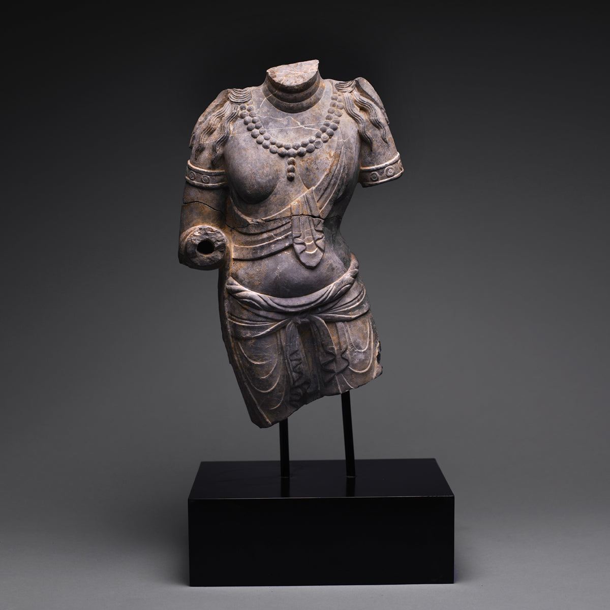 Tang Dynasty Limestone Bodhisattva Torso – monumentgalleryla
