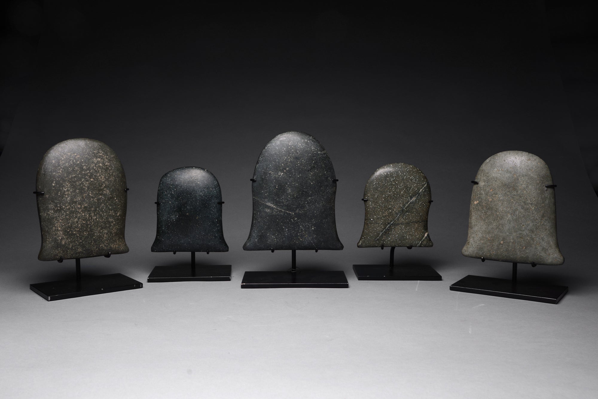 A Collection of Nine Valdivian Stone Axe Blades – monumentgalleryla
