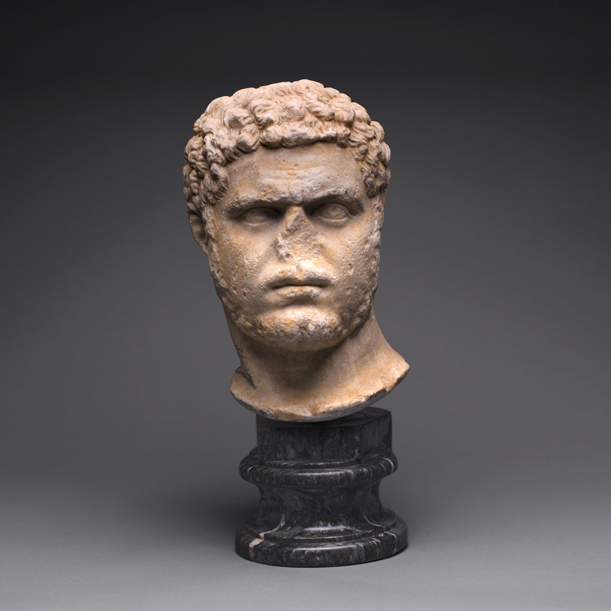 Roman Marble Portrait Head of Caracalla – monumentgalleryla